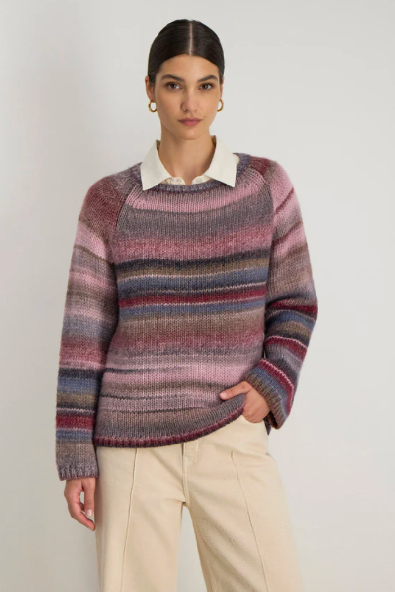 Stella Forest, Aven Sweater- Rose – Snapdragon Designs