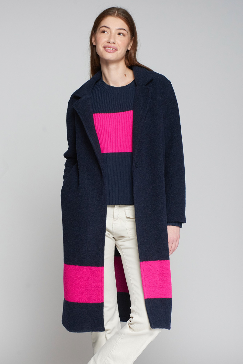 Vilagallo, Navy Wool Jacket – Snapdragon Designs