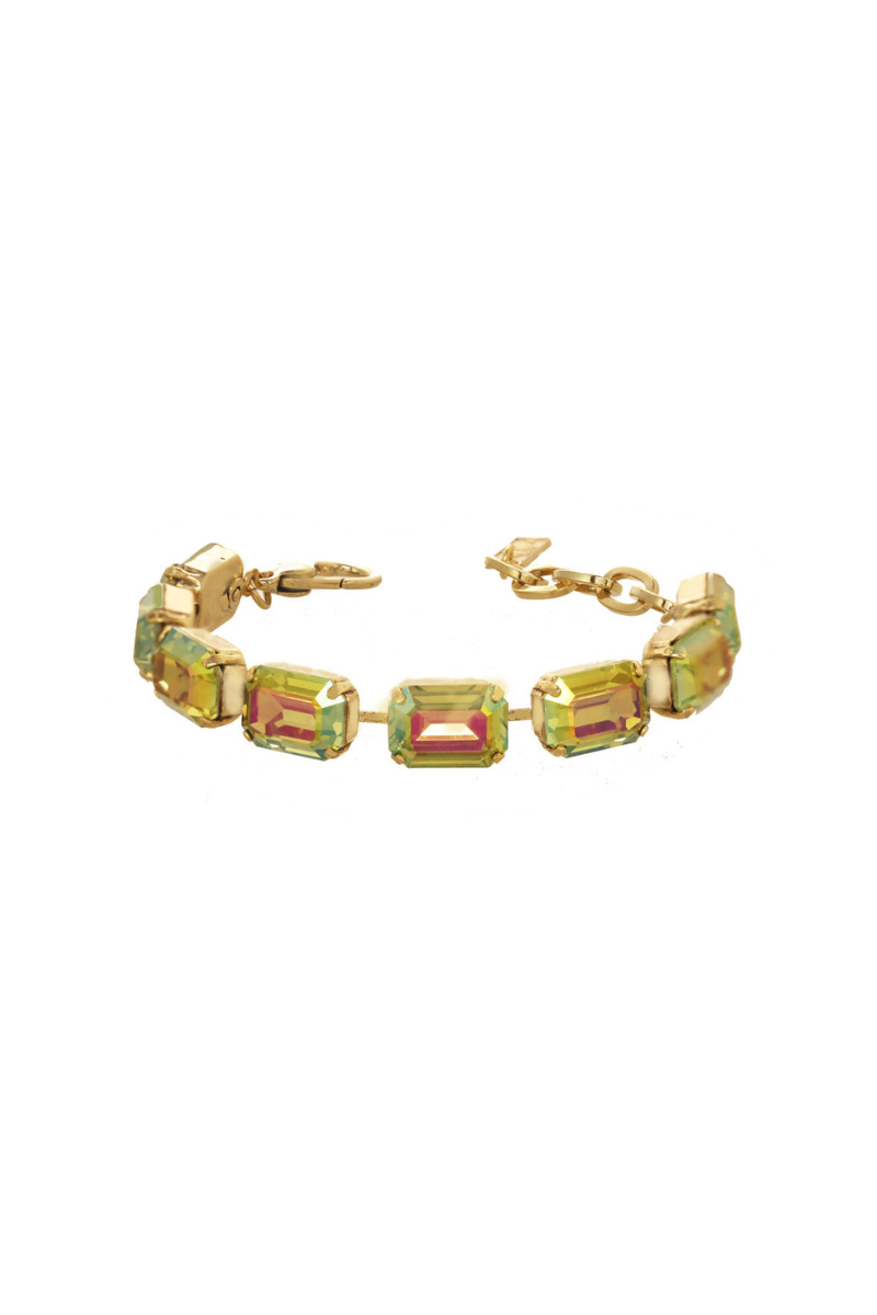 Tova, Monique Bracelet in Watermelon Peridot Brandy – Snapdragon Designs
