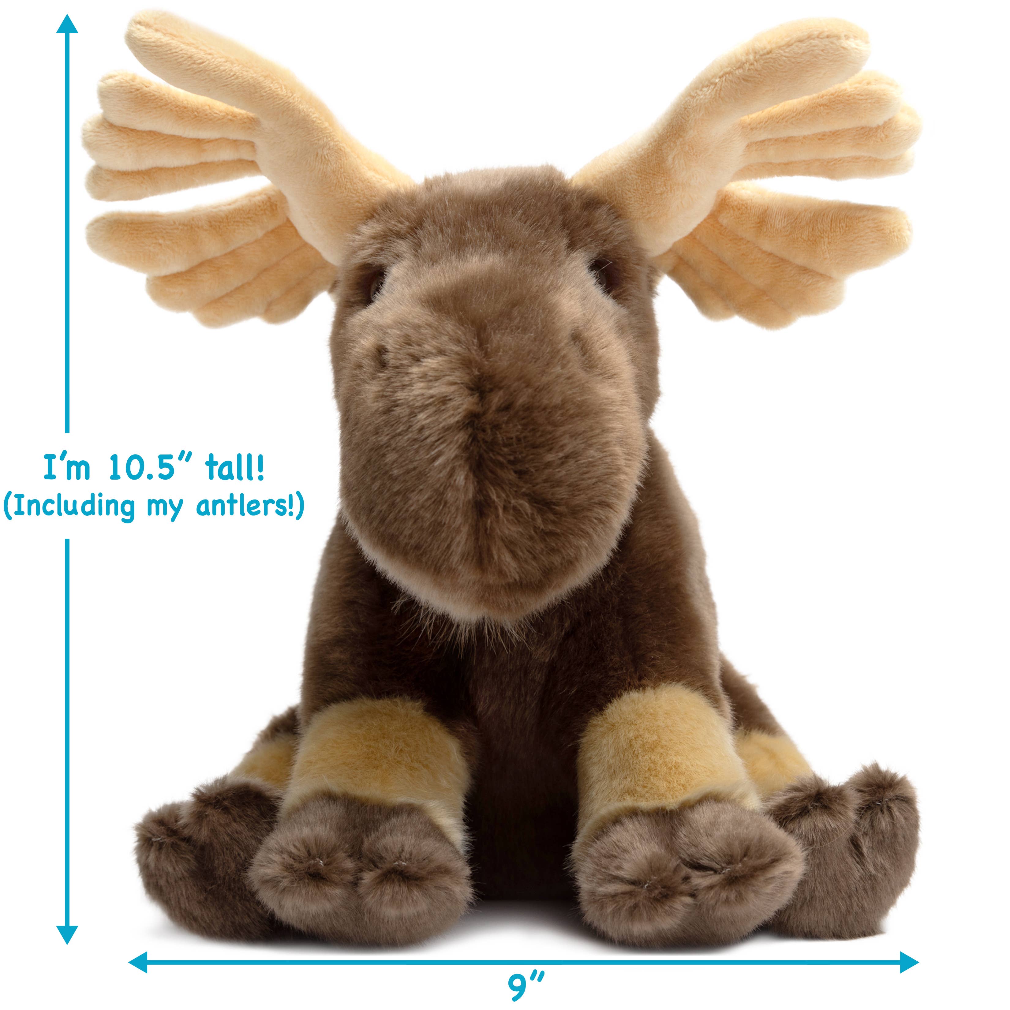 Martin The Moose-Stuffed Plush Animal – Snapdragon Designs
