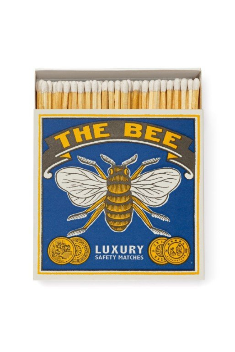 Archivist Gallery, Luxury Square Matchbox- The Bee – Snapdragon Designs