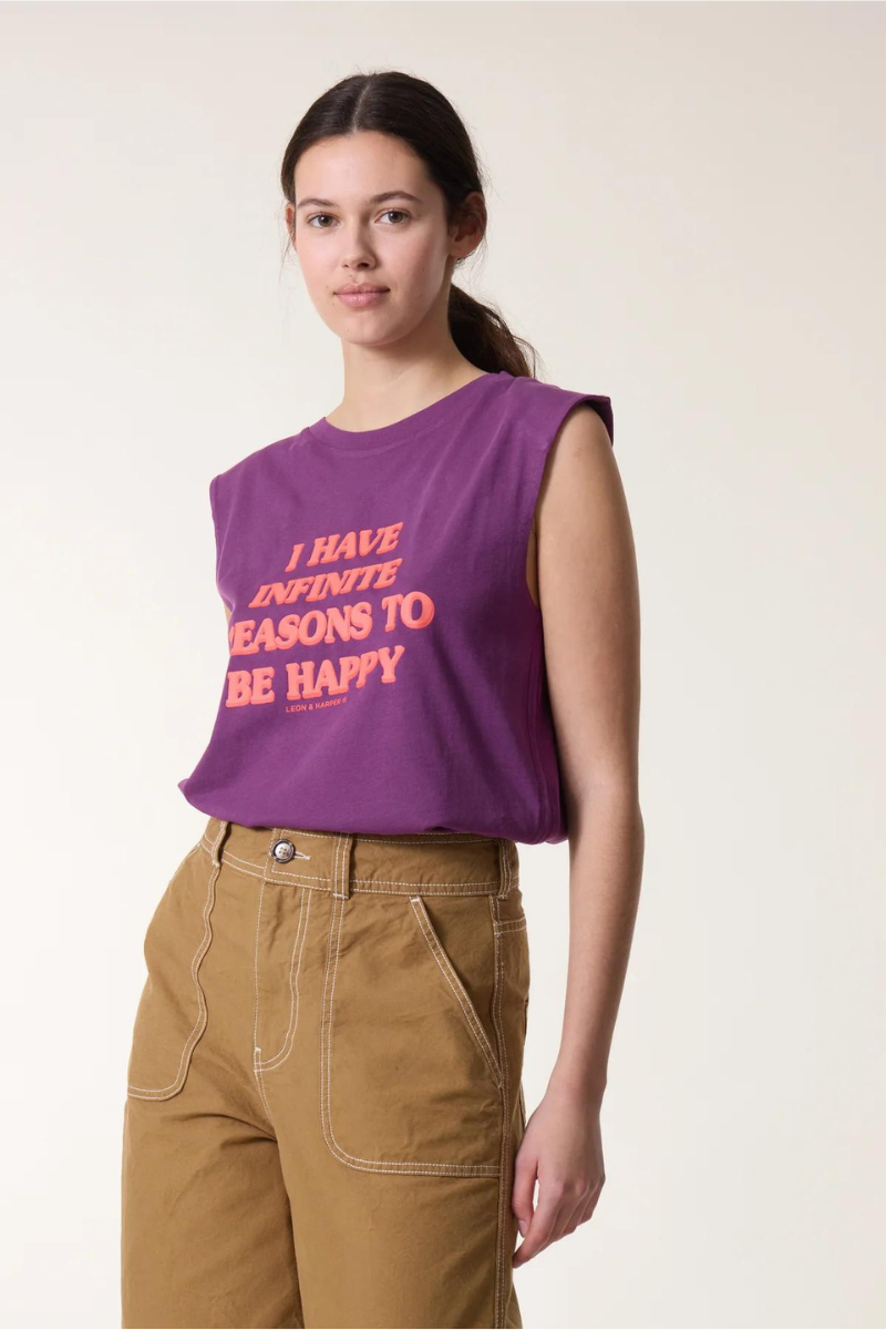 Leon & Harper, Dode Sleeveless T-Shirt – Snapdragon Designs