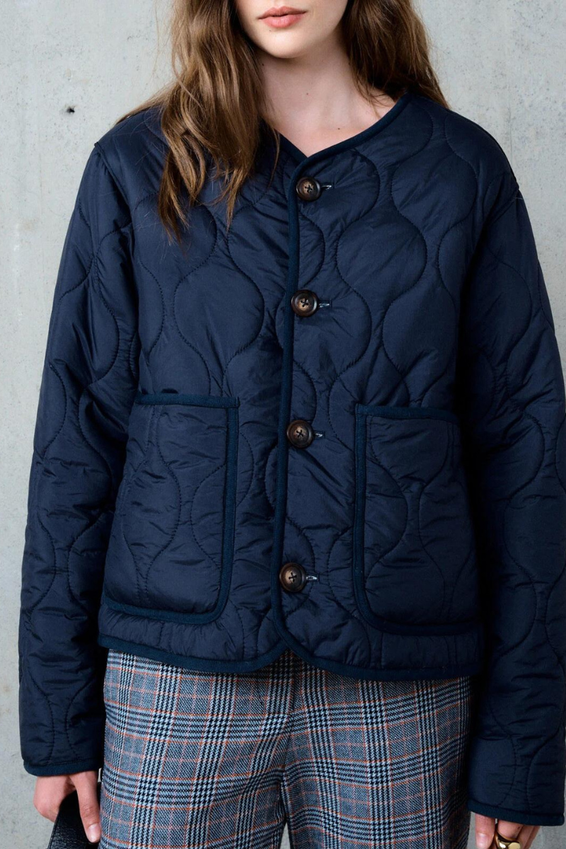 Stella Forest, Zenaide Reversible Boucle Jacket- Night – Snapdragon Designs