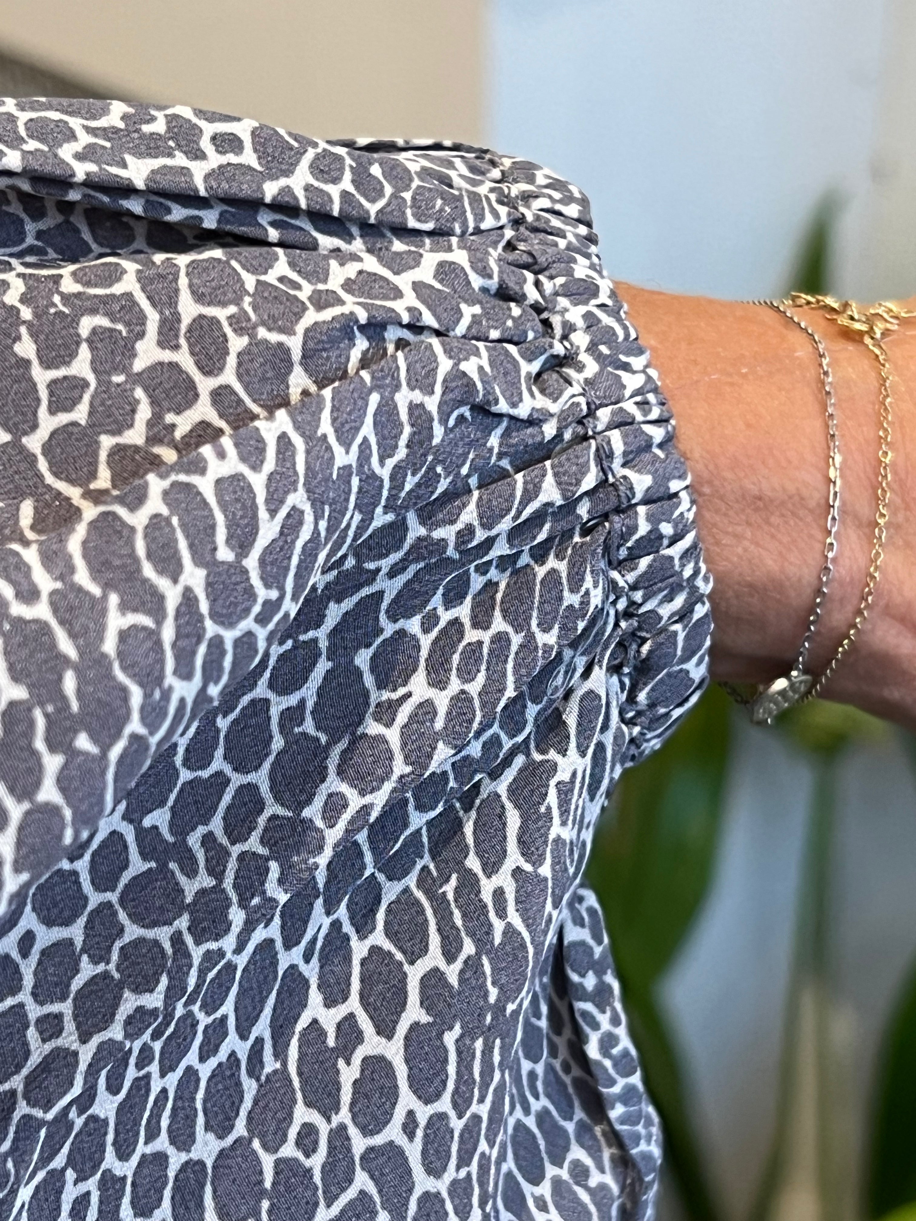 Rungolee, Sienna Blouse- Smoke Tortoise – Snapdragon Designs